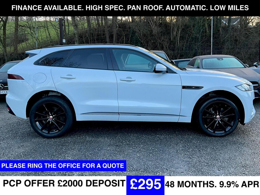 Used JAGUAR F-PACE 2020 White for sale - £20990 in Congleton, Cheshire ...