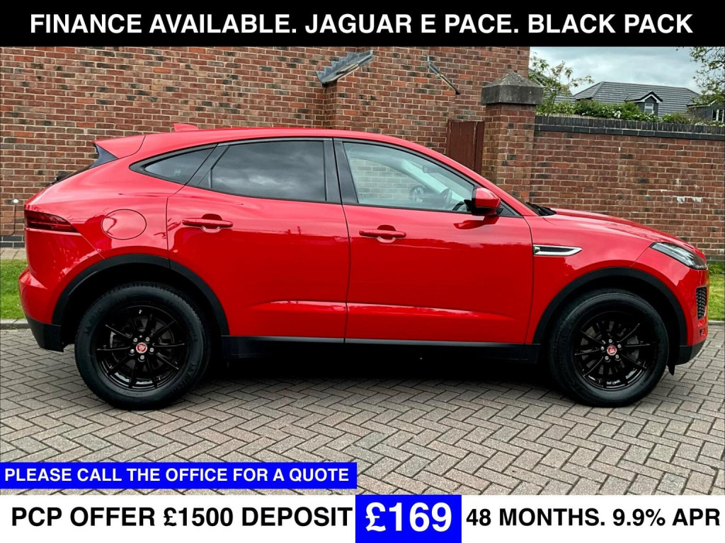 Used JAGUAR E-PACE 2020 Red for sale - £12500 in Congleton, Cheshire ...